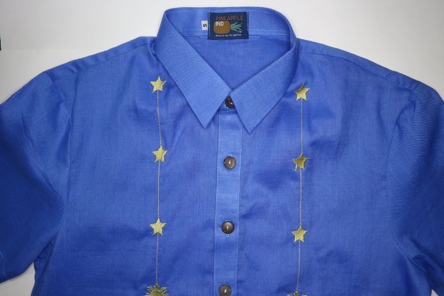 Sun & Stars Everyday Barong in Royal Blue – Pineapple Industries