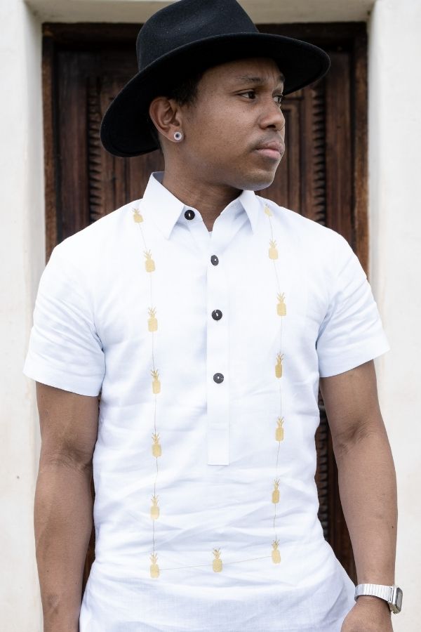 Pineapple Everyday Barong in White – Pineapple Industries