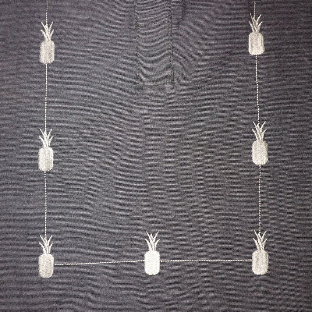 Pineapple Everyday Barong in Grey Chambray – Pineapple Industries