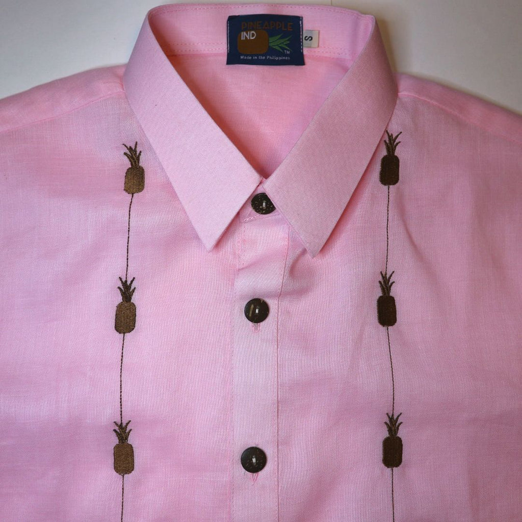 Pineapple Everyday Barong in Pink – Pineapple Industries